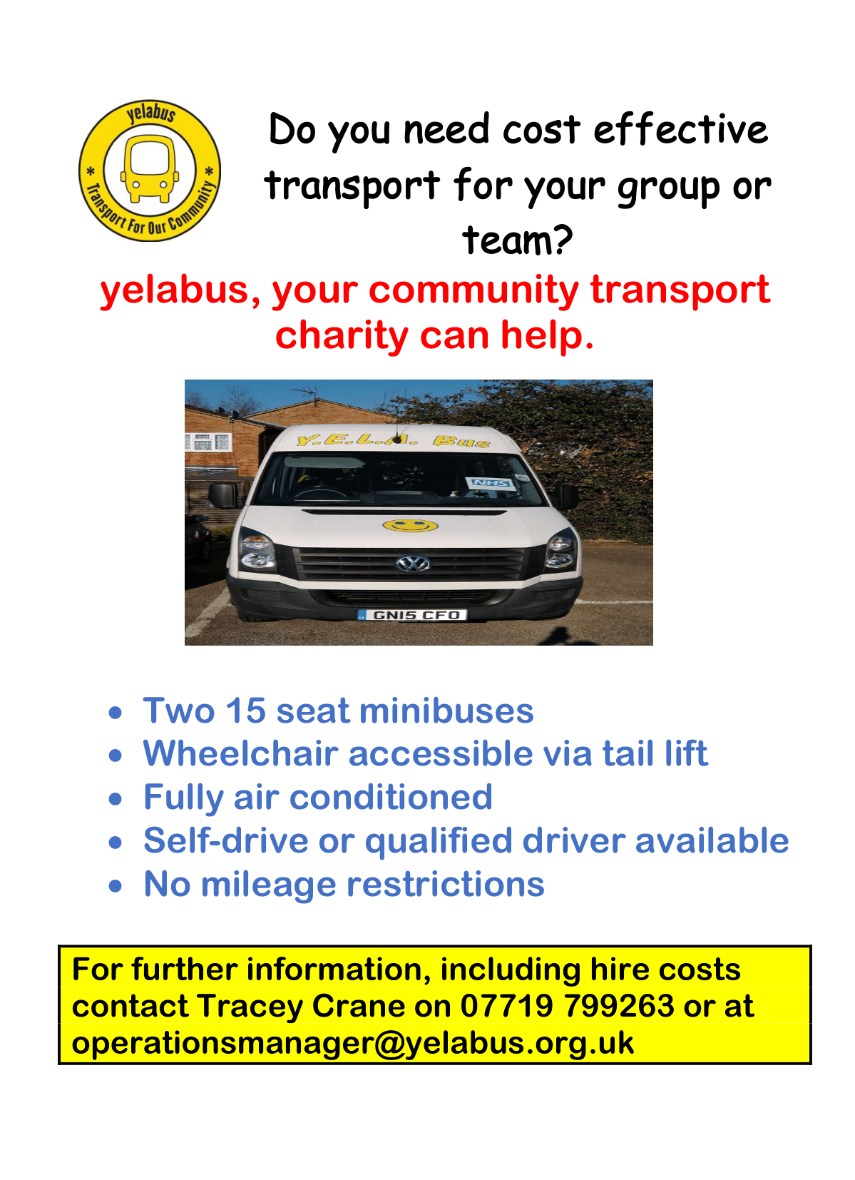Do you need cost effective transport for your group or team? | Yelabus
